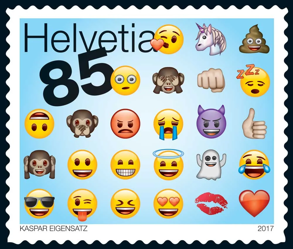 Swiss Post release emoji stamps — Postal Hub podcast