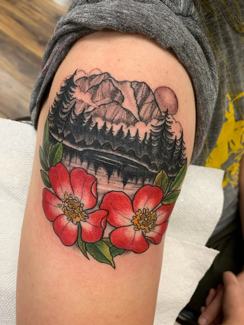 Traditional Seashell Tattoo