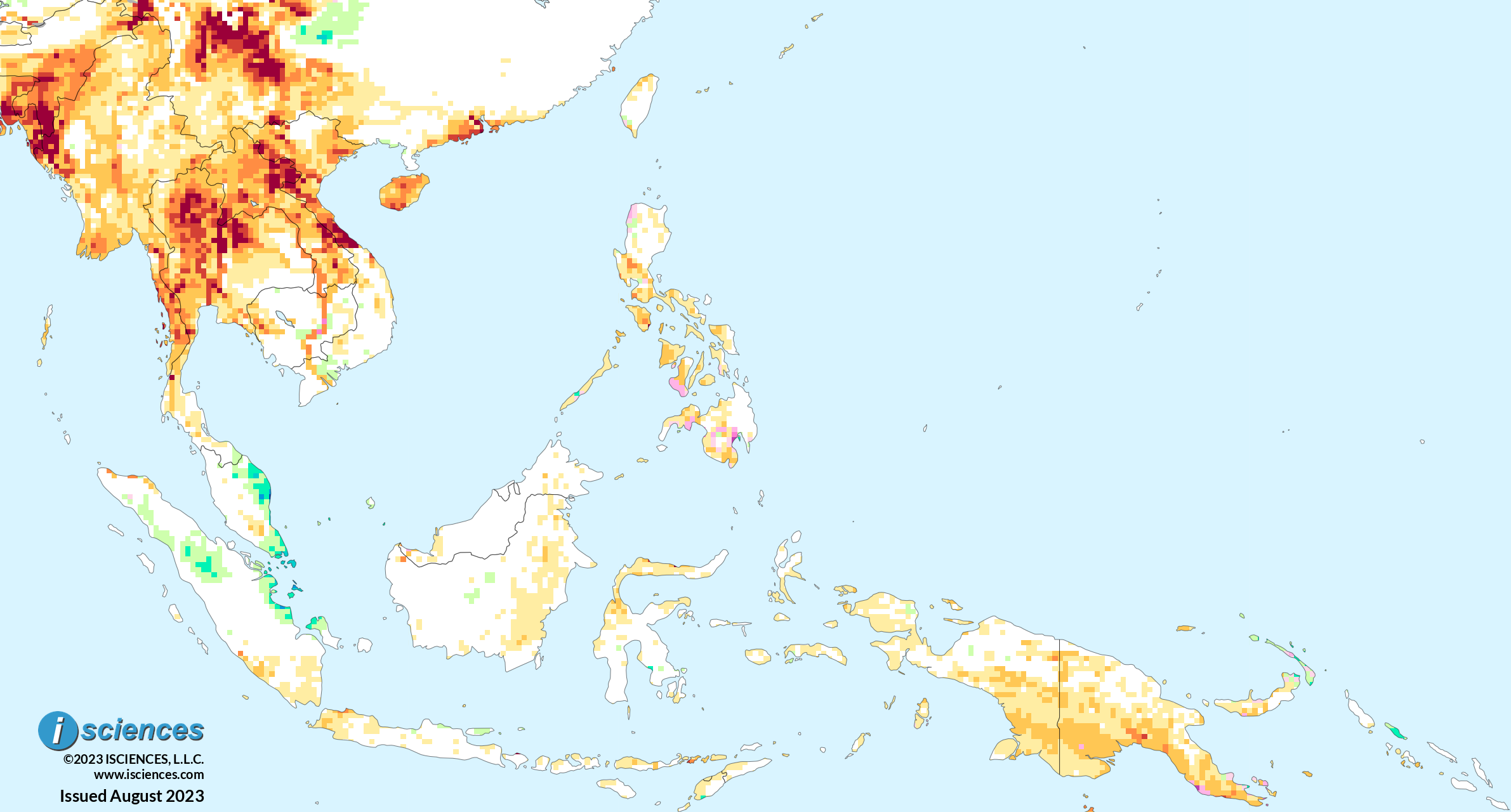 Southeast Asia & the Pacific: Intense deficits continue in mainland SE ...