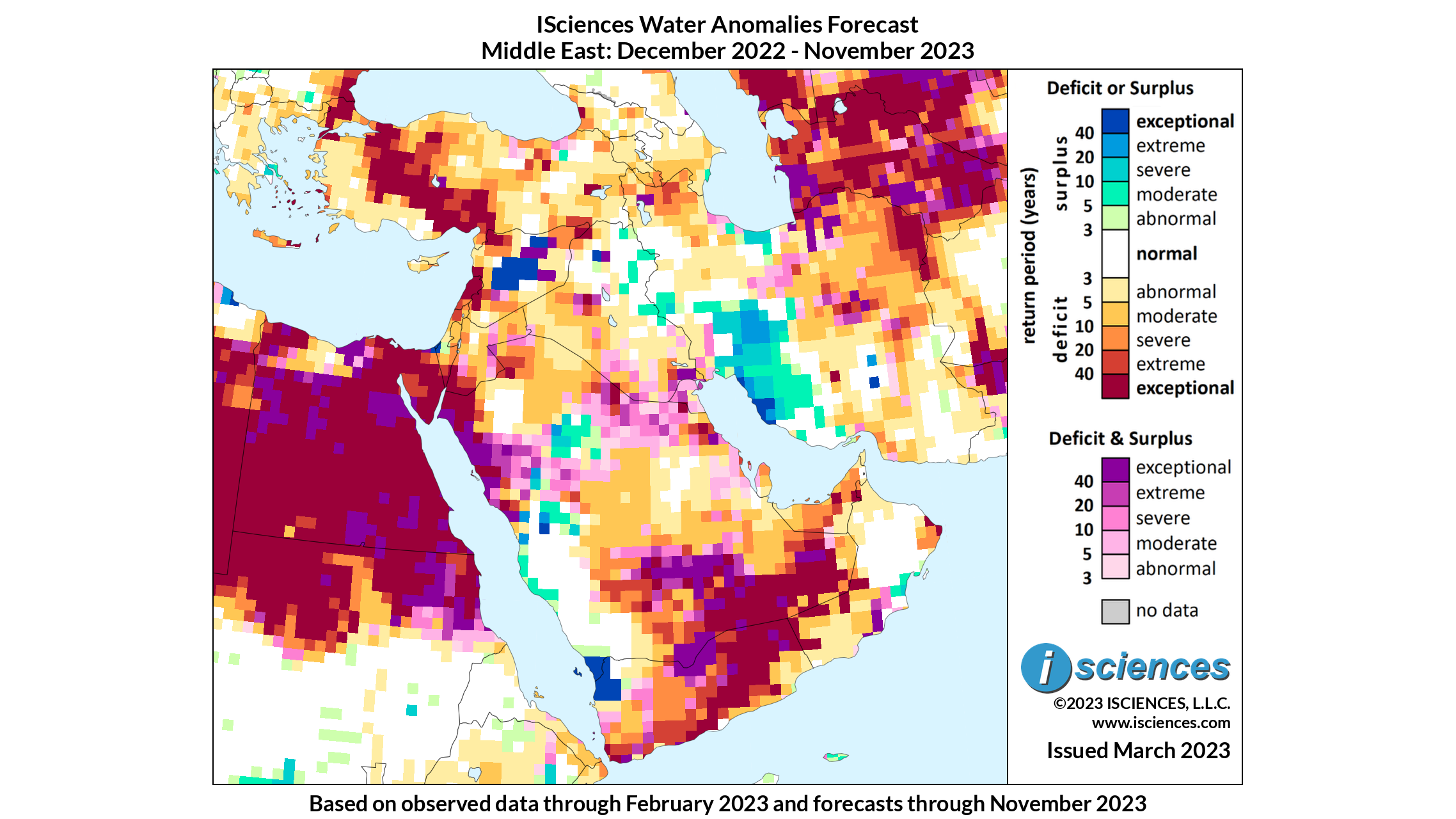 Middle East: Water deficits, transitional conditions to persist ...