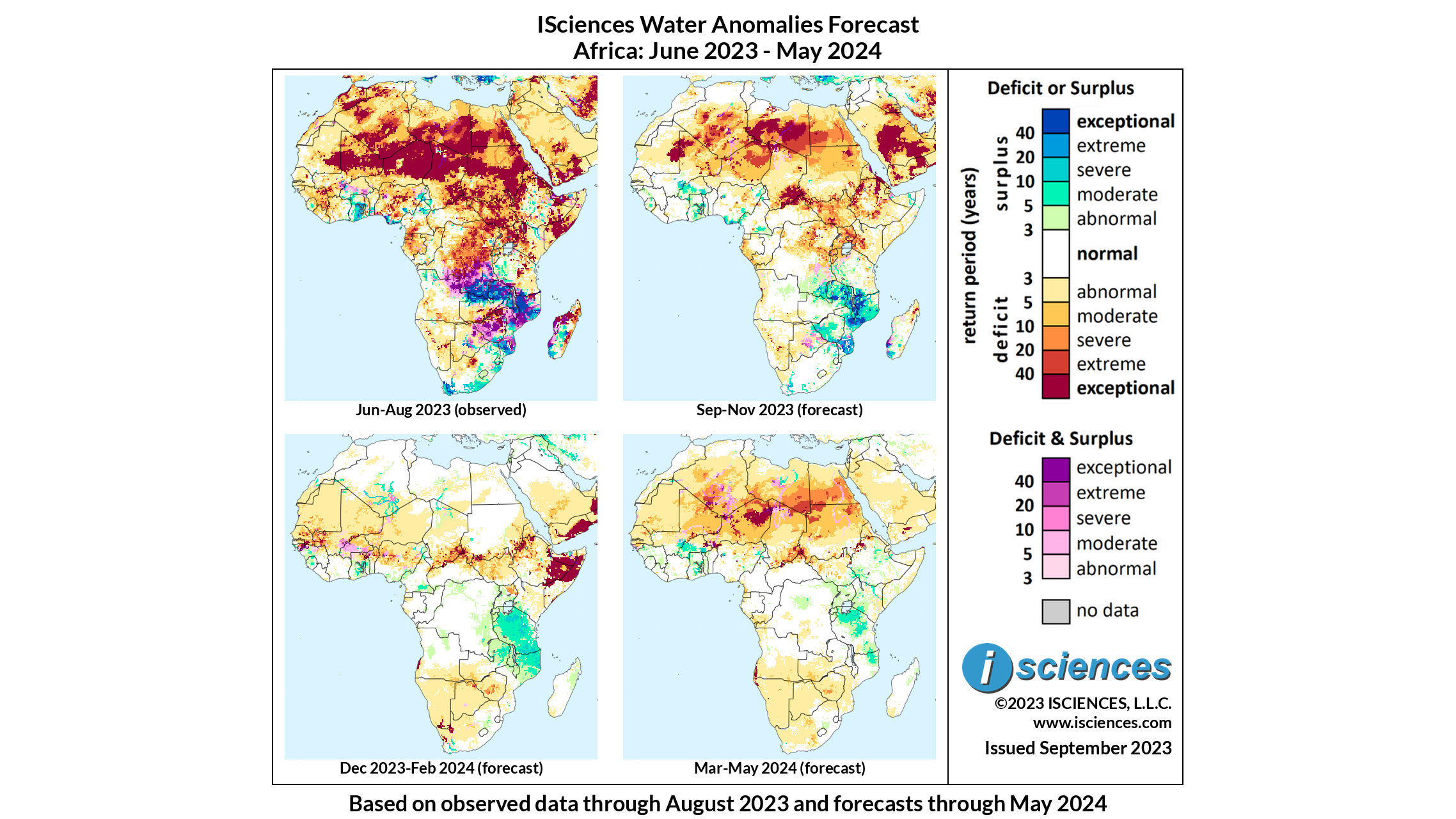 Africa: Intense water deficits continue in N Africa — ISCIENCES