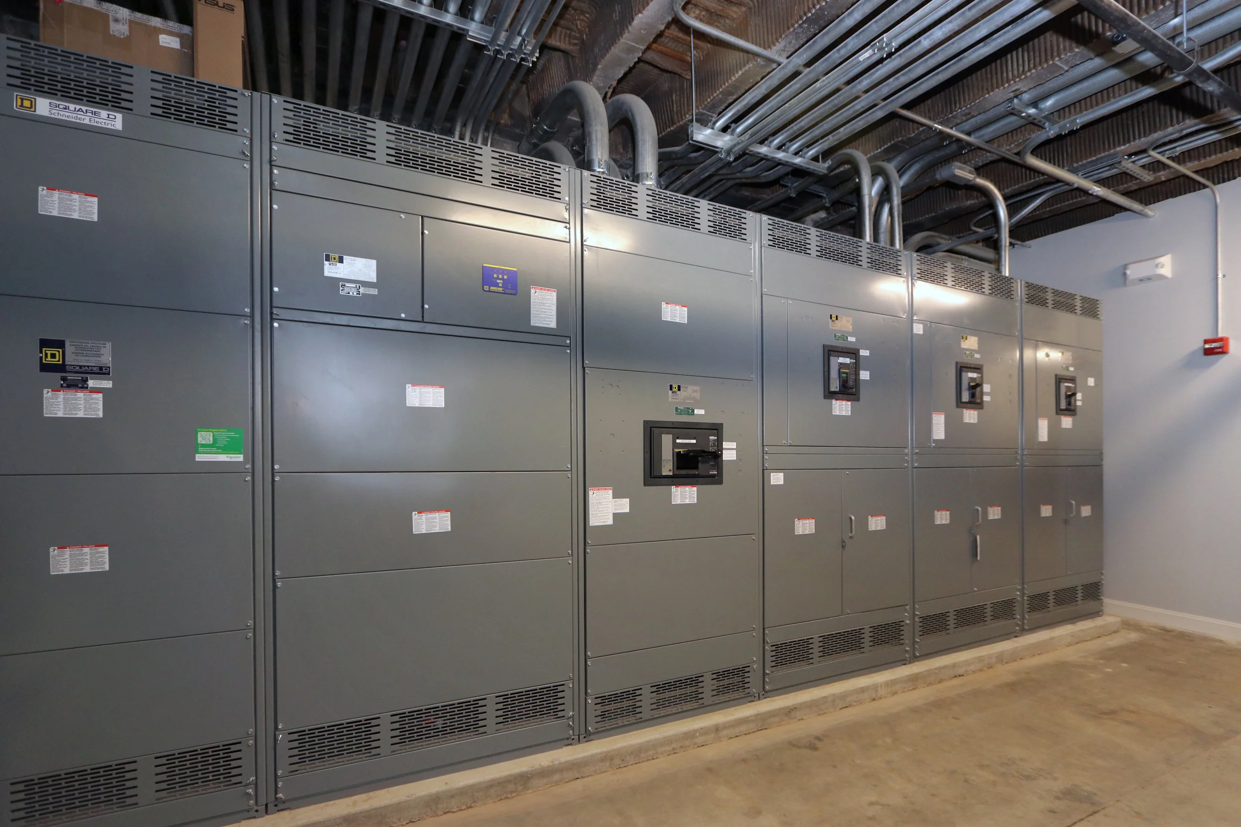 Combined residential and retail a building construction