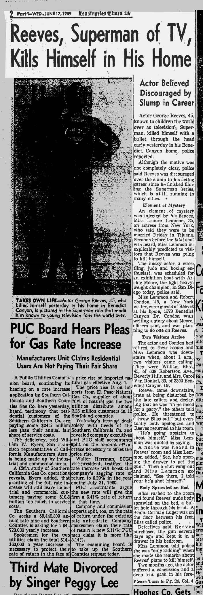 George Reeves House Address