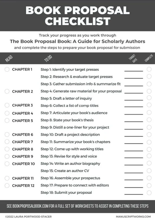 The Book Proposal Book Worksheets — Manuscript Works