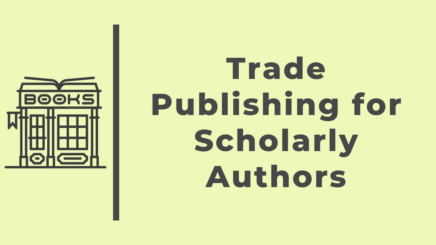 How to pitch a trade book as a scholarly author — Manuscript Works