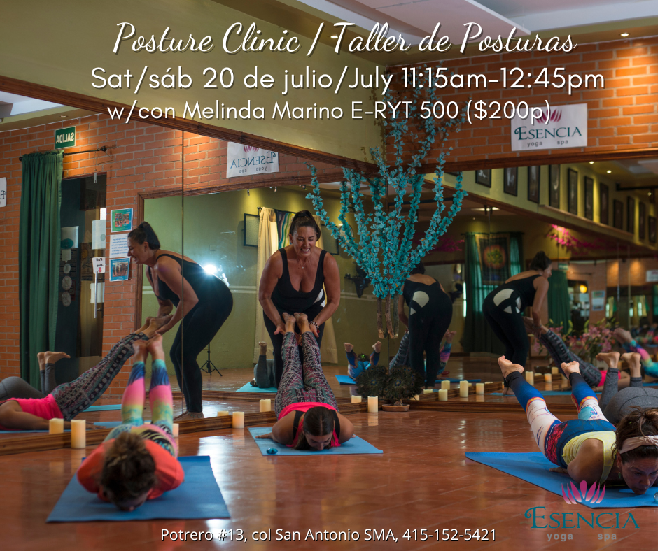 Yoga Posture Clinic — Esencia Yoga Spa