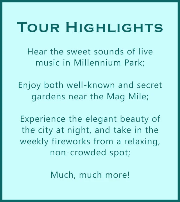 Chicago After Dark: Secret Gardens, Live Music, and Fireworks! — Inside ...