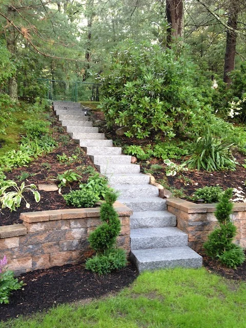 Entrances and Steps Landscaping in MA — Natural Path Landscaping