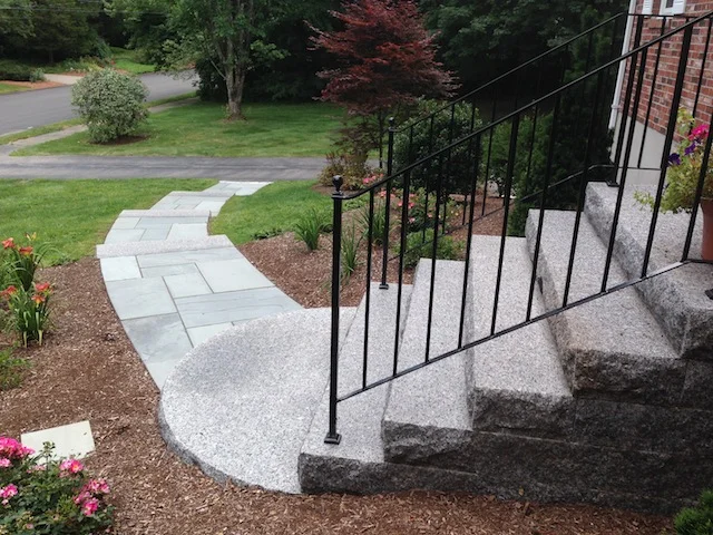 Entrances and Steps Landscaping in MA — Natural Path Landscaping