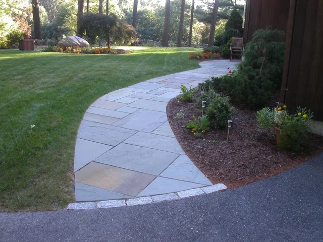 Curved Front Walkway