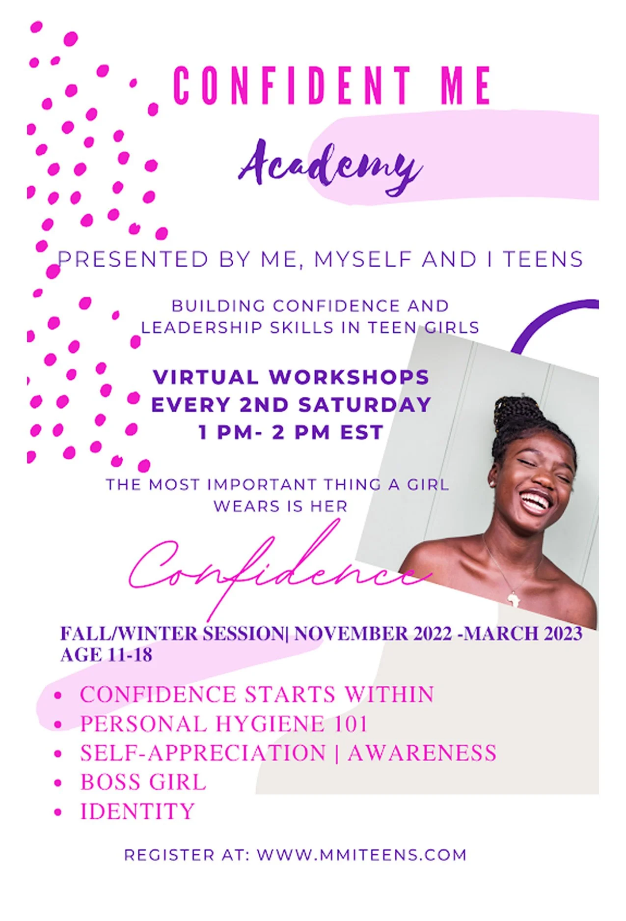 Confident Me Academy — Me, Myself & I Teens