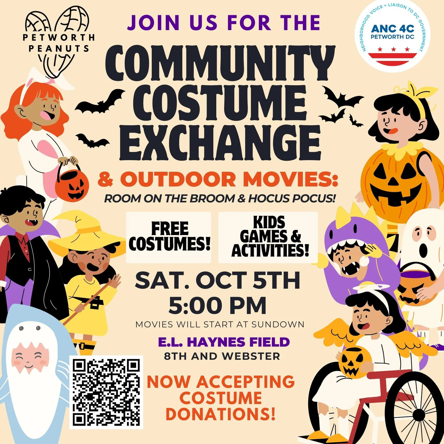 Halloween costume exchange & outdoor movie on October 5th! — Petworth News