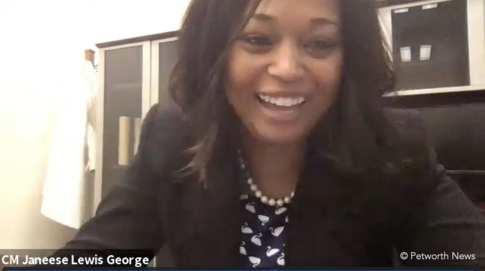 Councilmember Janeese Lewis George commits to a “people first” agenda ...