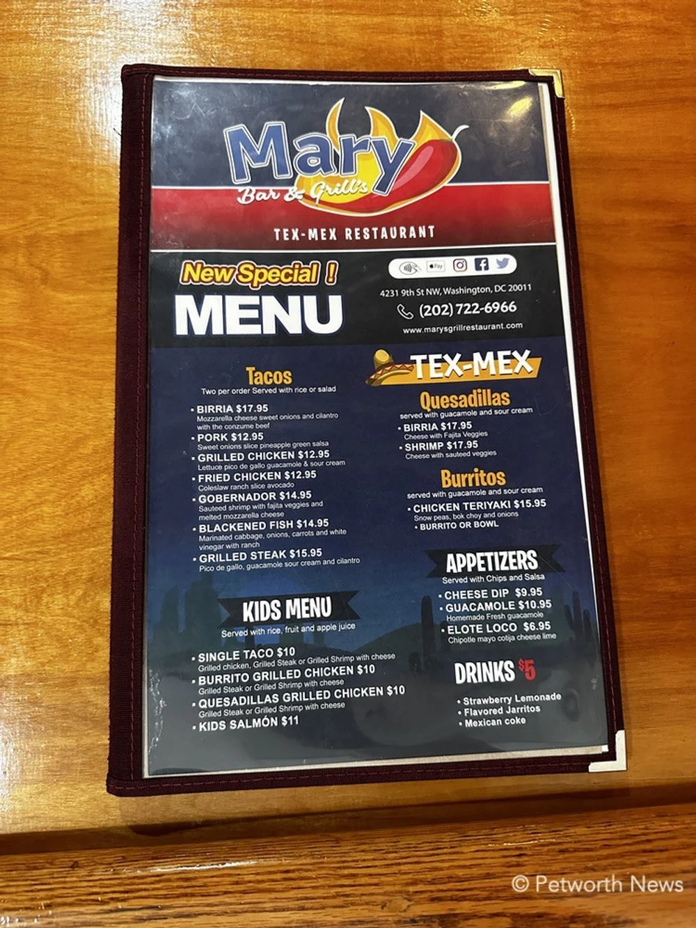 Mary's Bar & Grill takes over for El Torogoz on 9th Street — Petworth News