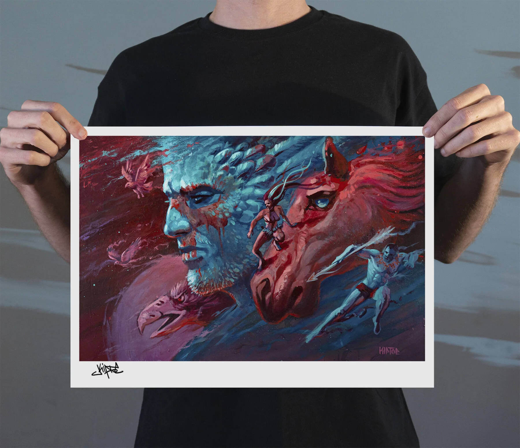 "Guidance" print — Kiptoe