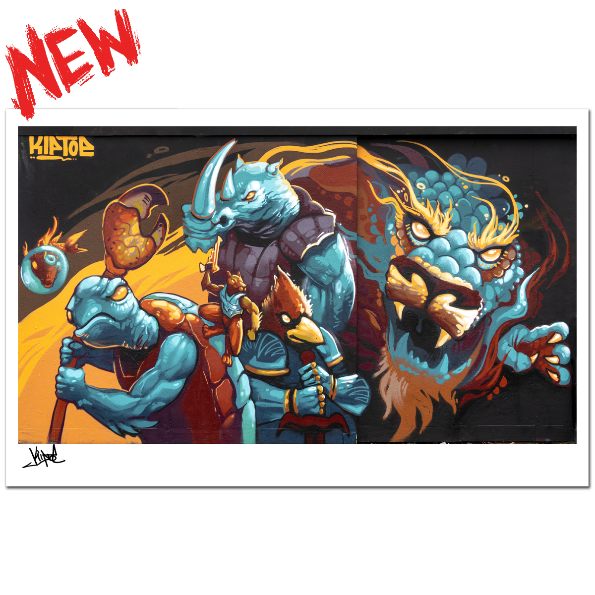 "Kinetic Kavalry" Print — Kiptoe