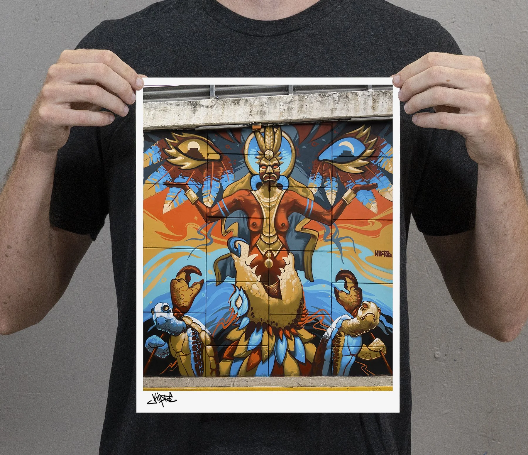 "Goddess of the Turtles" Print — Kiptoe