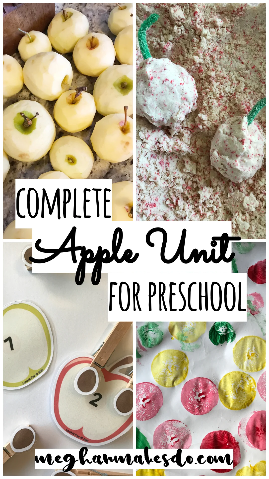 Home Preschool Apple Unit — Meghan Makes Do