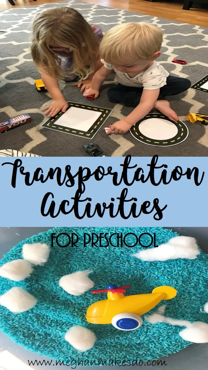 Transportation Unit for Preschool — Meghan Makes Do