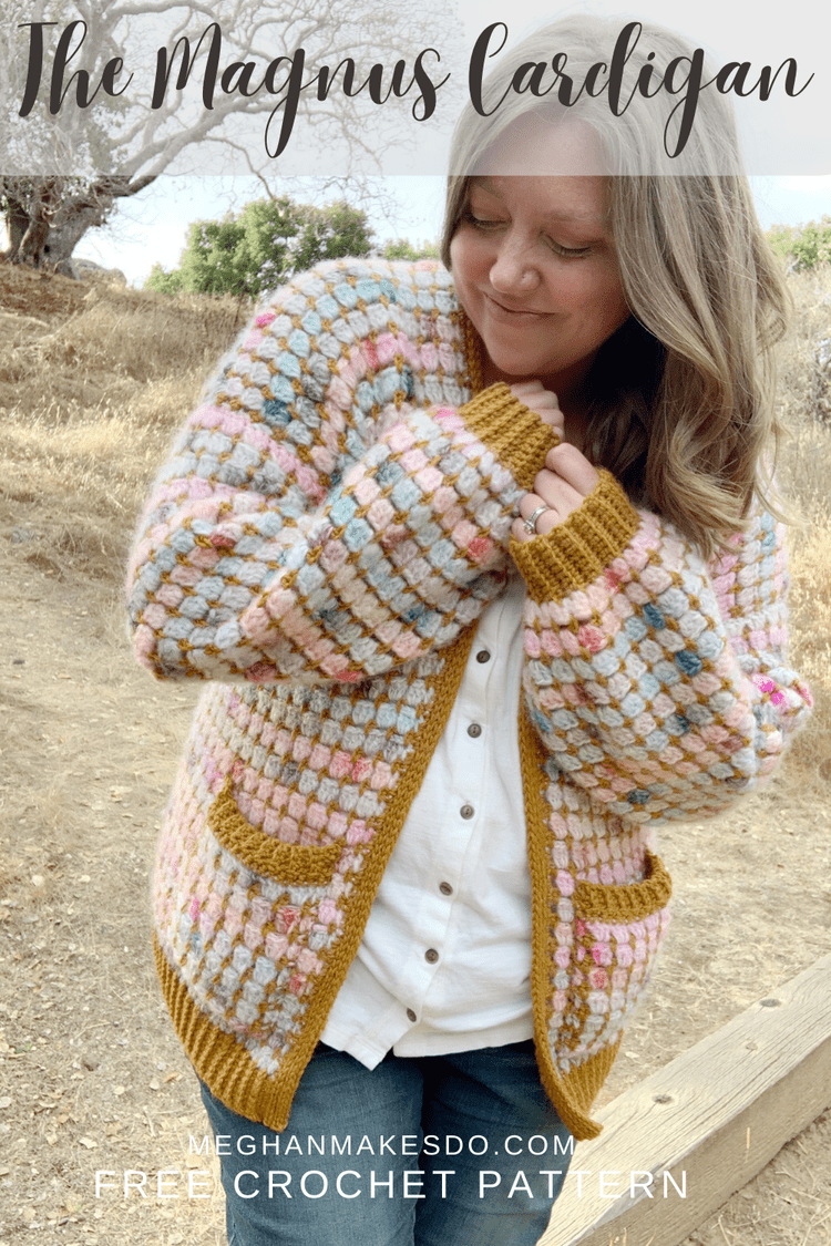 The Magnus Cardigan-Free Crochet Pattern — Meghan Makes Do