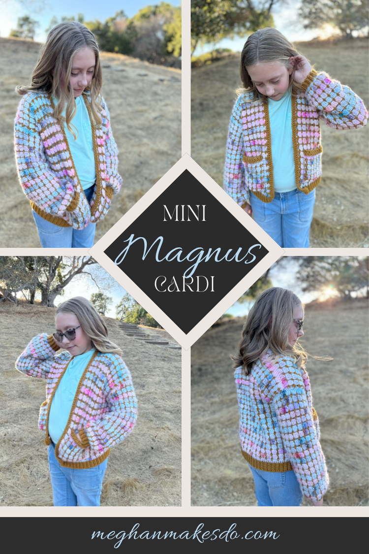 The Mini Magnus Cardigan- Free Crochet Pattern — Meghan Makes Do