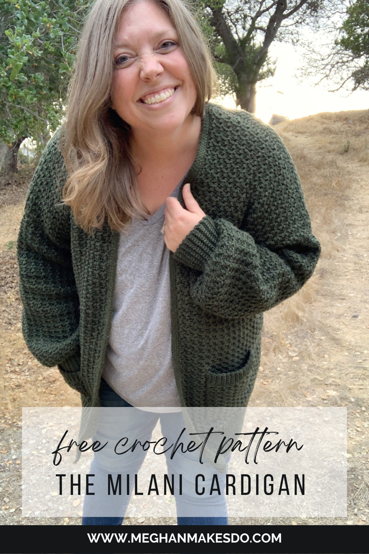 The Milani Cardigan-Free Crochet Pattern — Meghan Makes Do