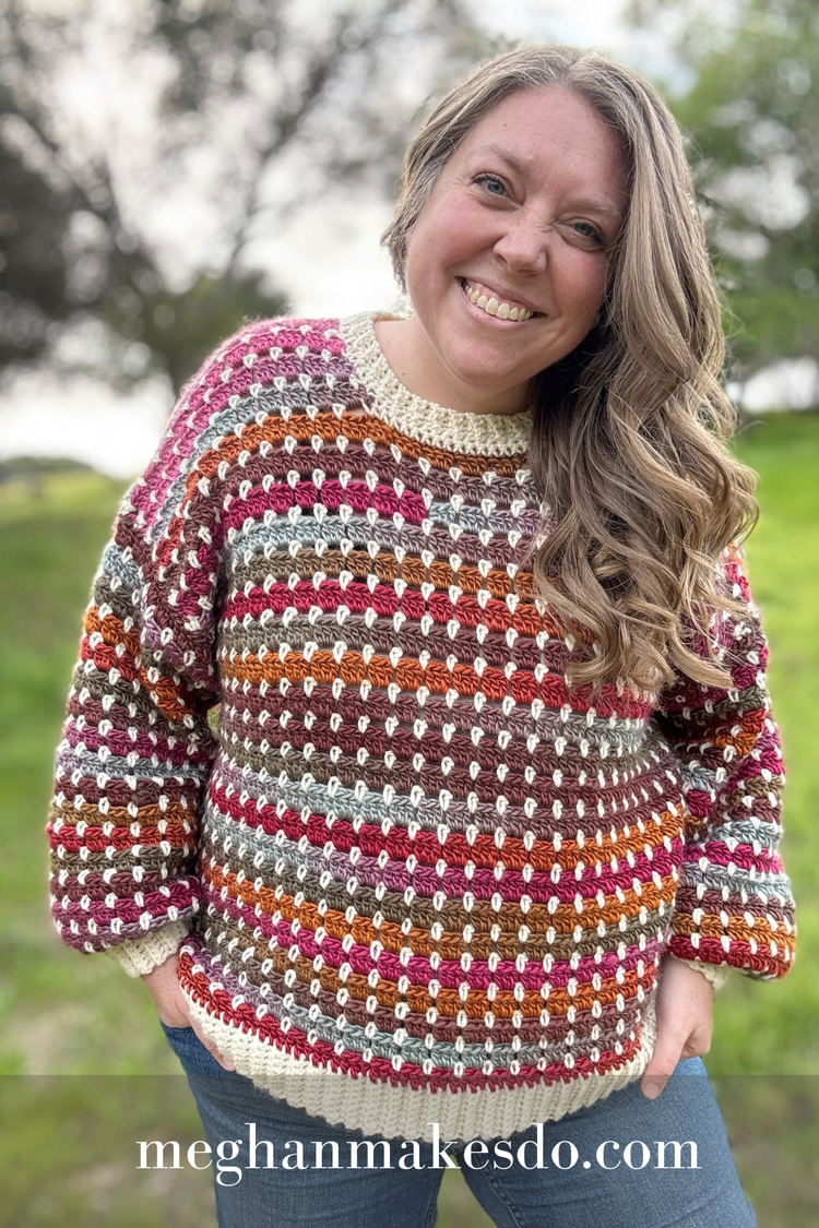 The Magnus Pullover- Free Crochet Pattern — Meghan Makes Do
