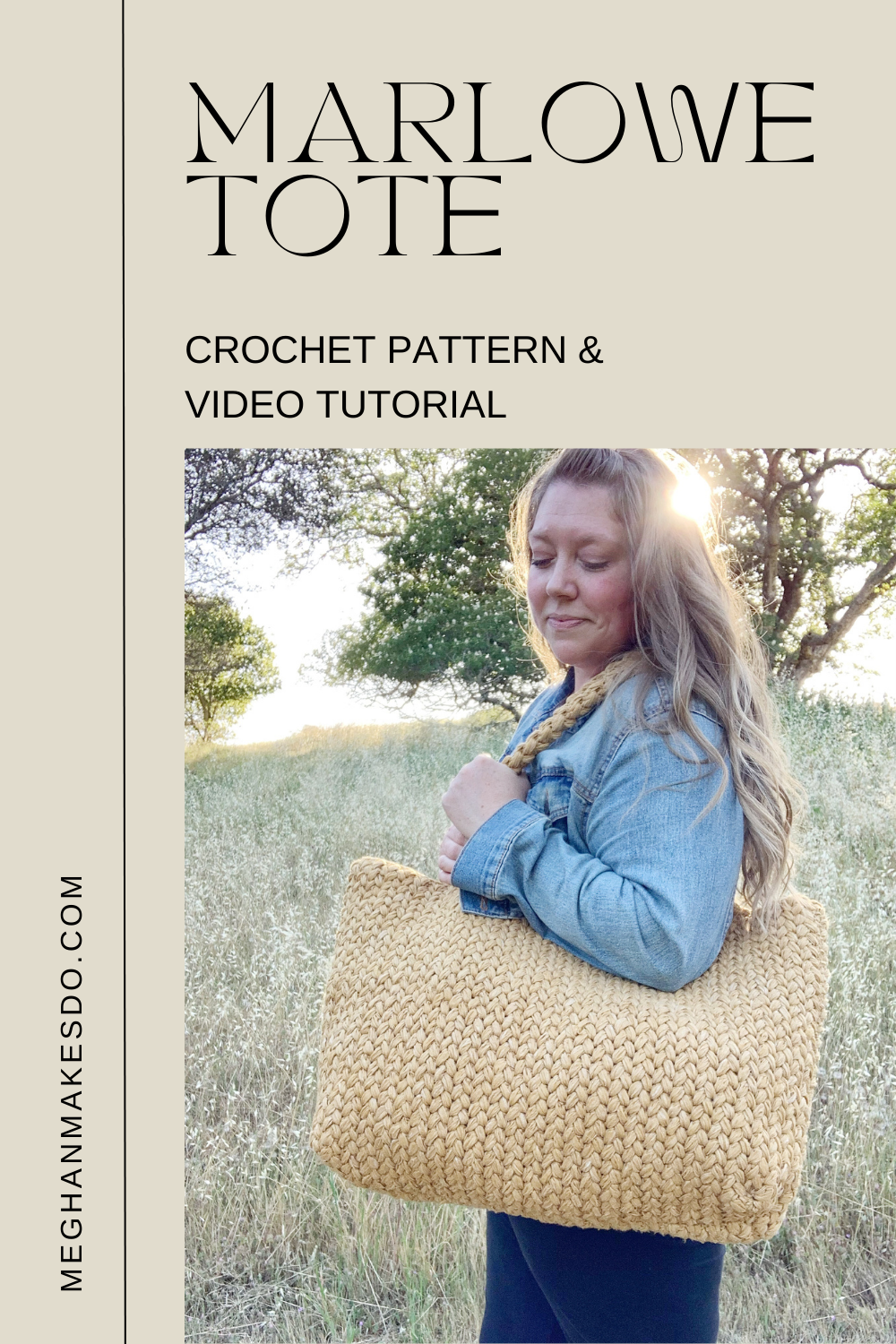 The Marlowe Tote- Free Crochet Pattern — Meghan Makes Do