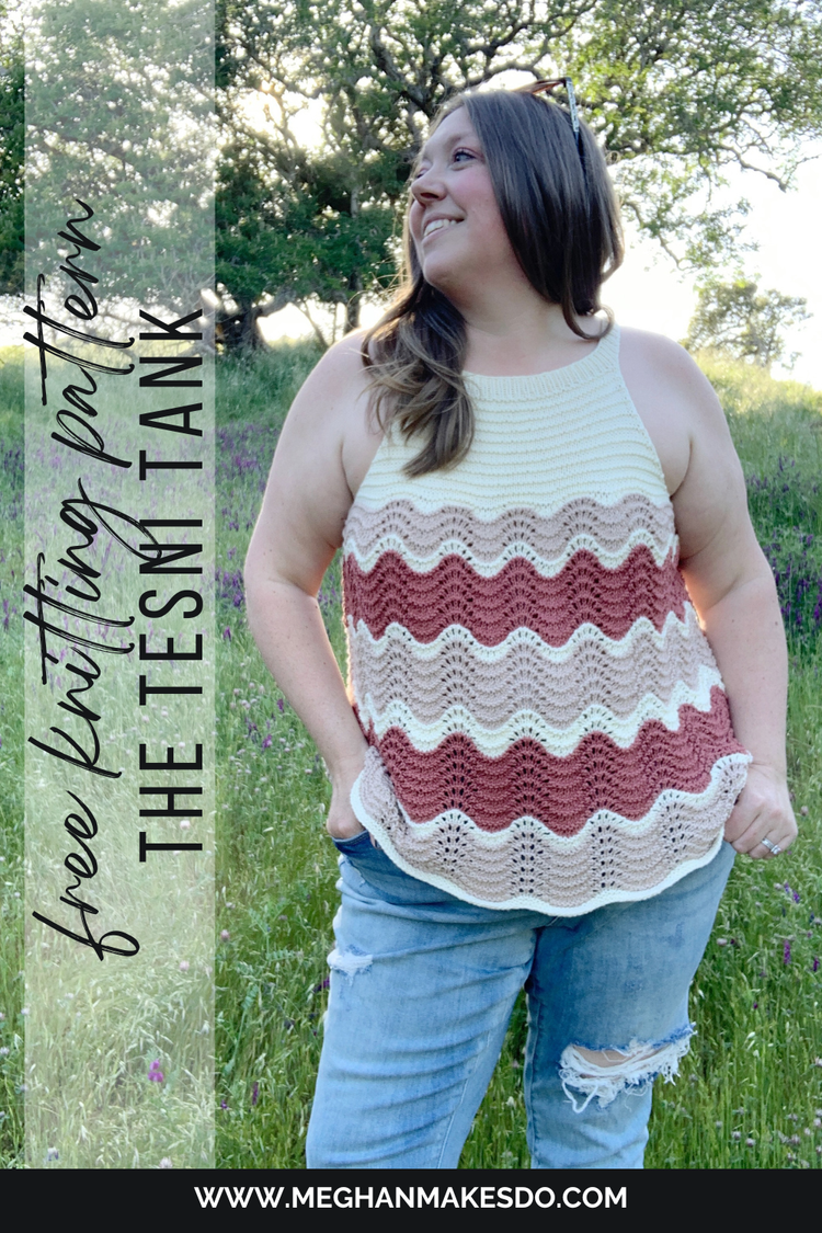 The Tesni Tank-Free Knitting Pattern — Meghan Makes Do