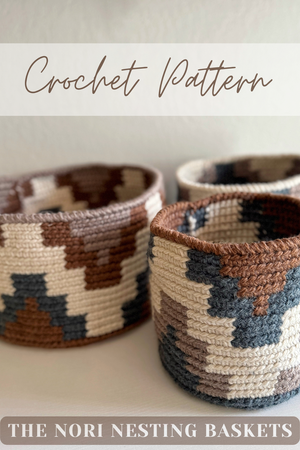 The Nori Nesting Baskets- Free Crochet Pattern — Meghan Makes Do