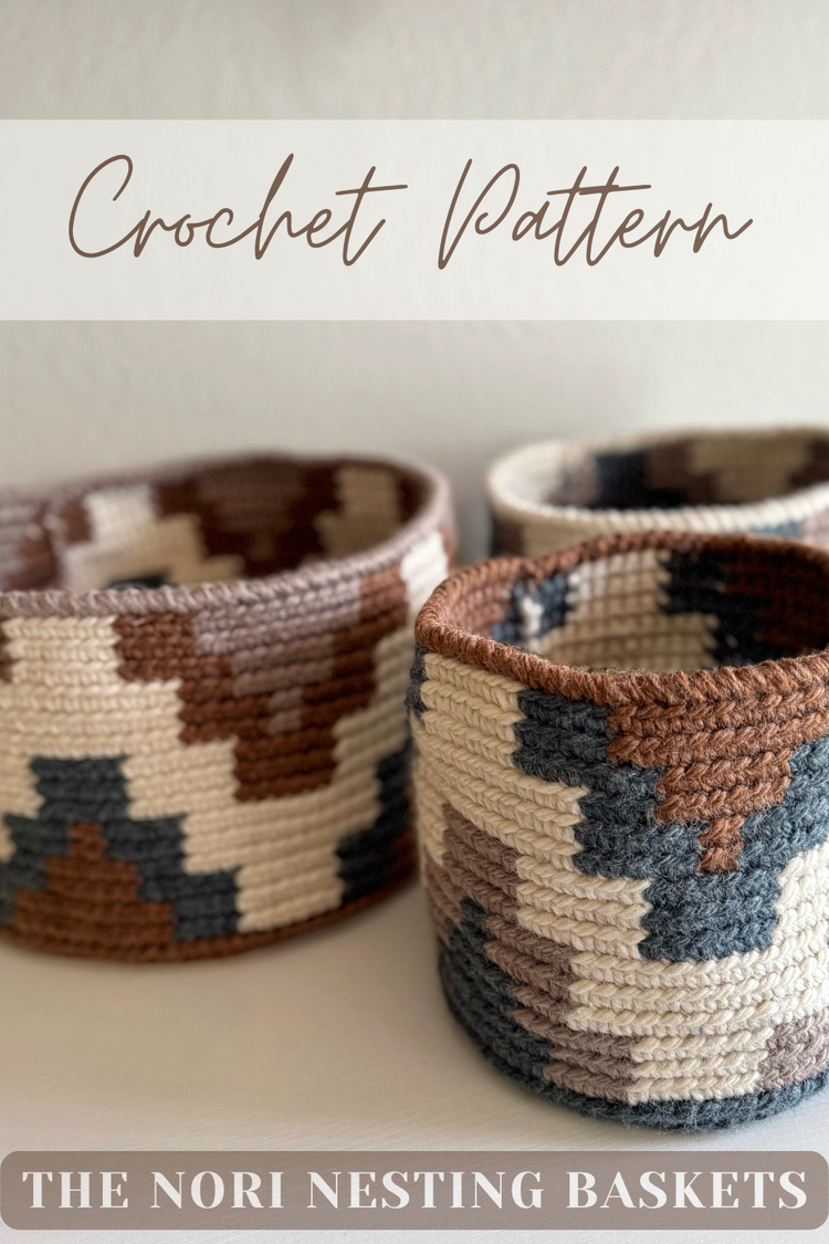 The Nori Nesting Baskets- Free Crochet Pattern — Meghan Makes Do
