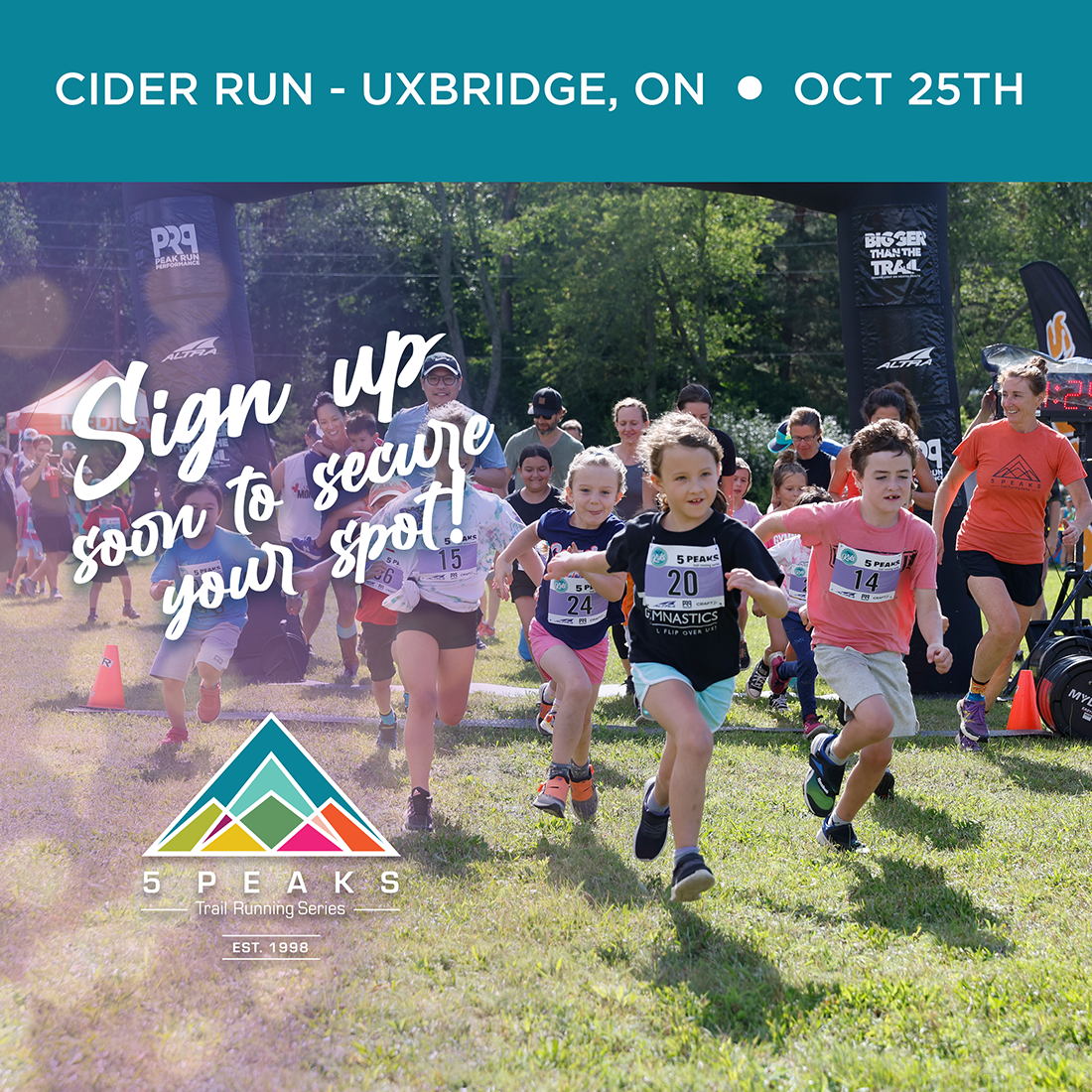 Cider Run Uxbridge - 5 Peaks Trail Running — 5 Peaks Adventures