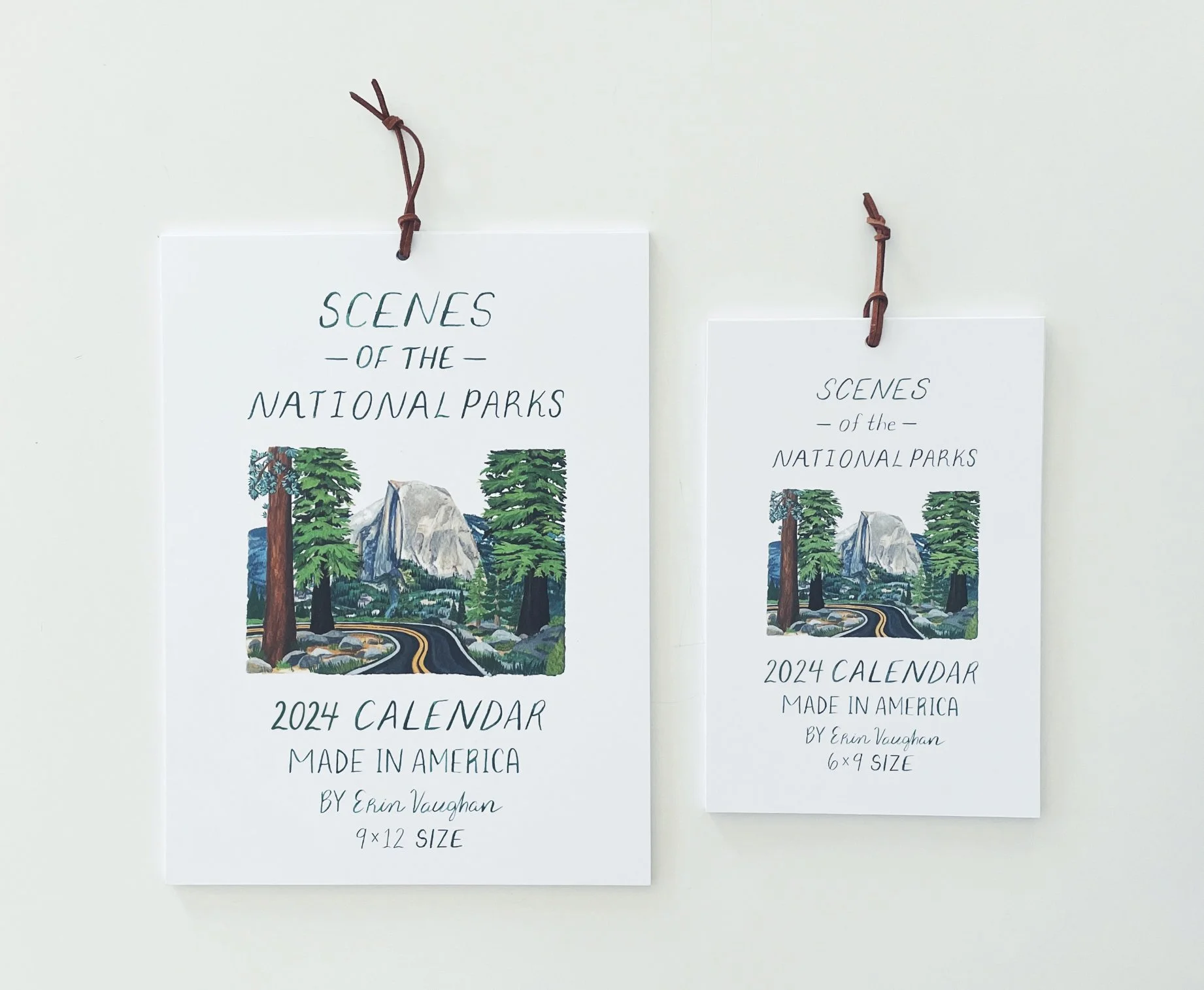 2024 Scenes of the National Parks Calendar — Erin Vaughan | Illustration