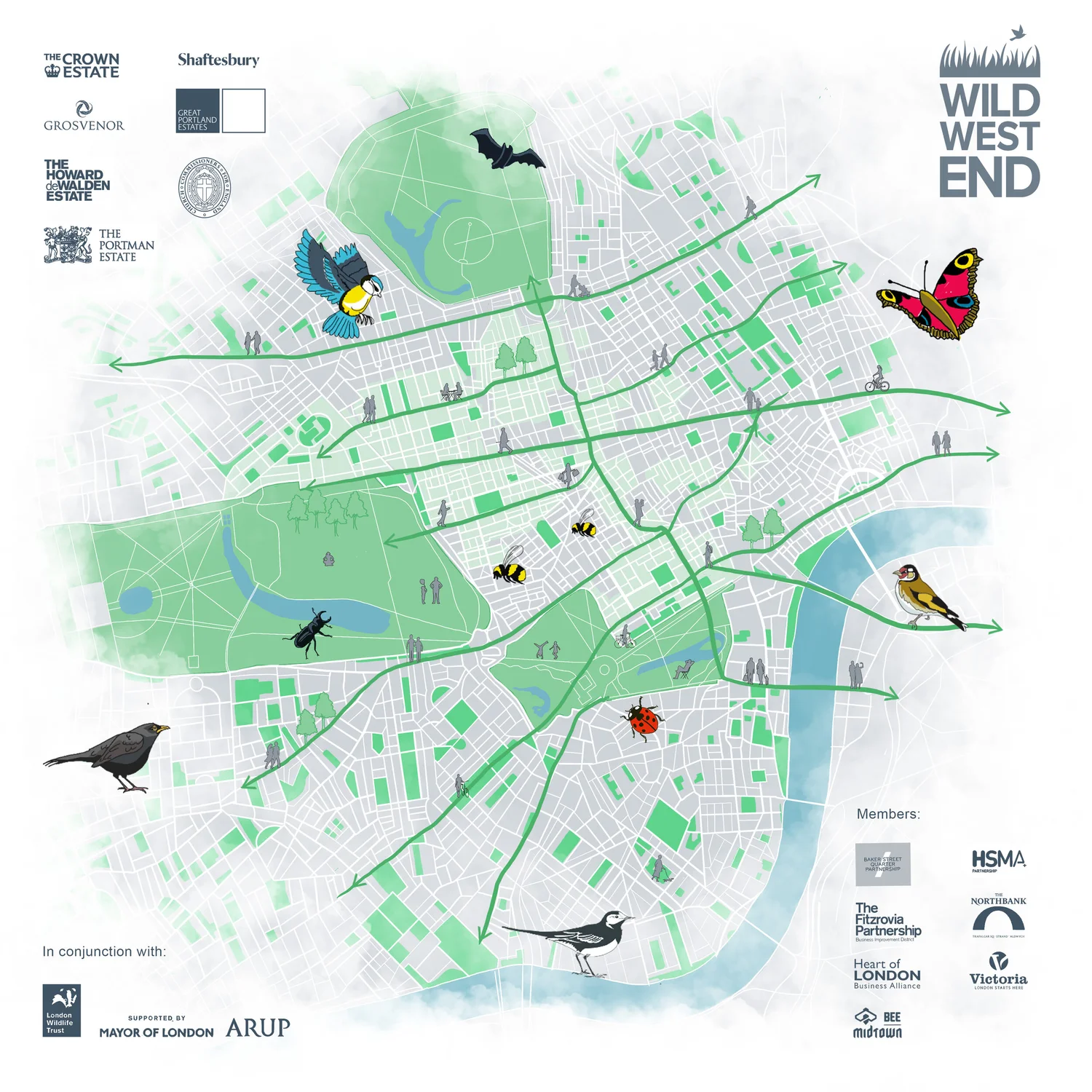 Map West End London