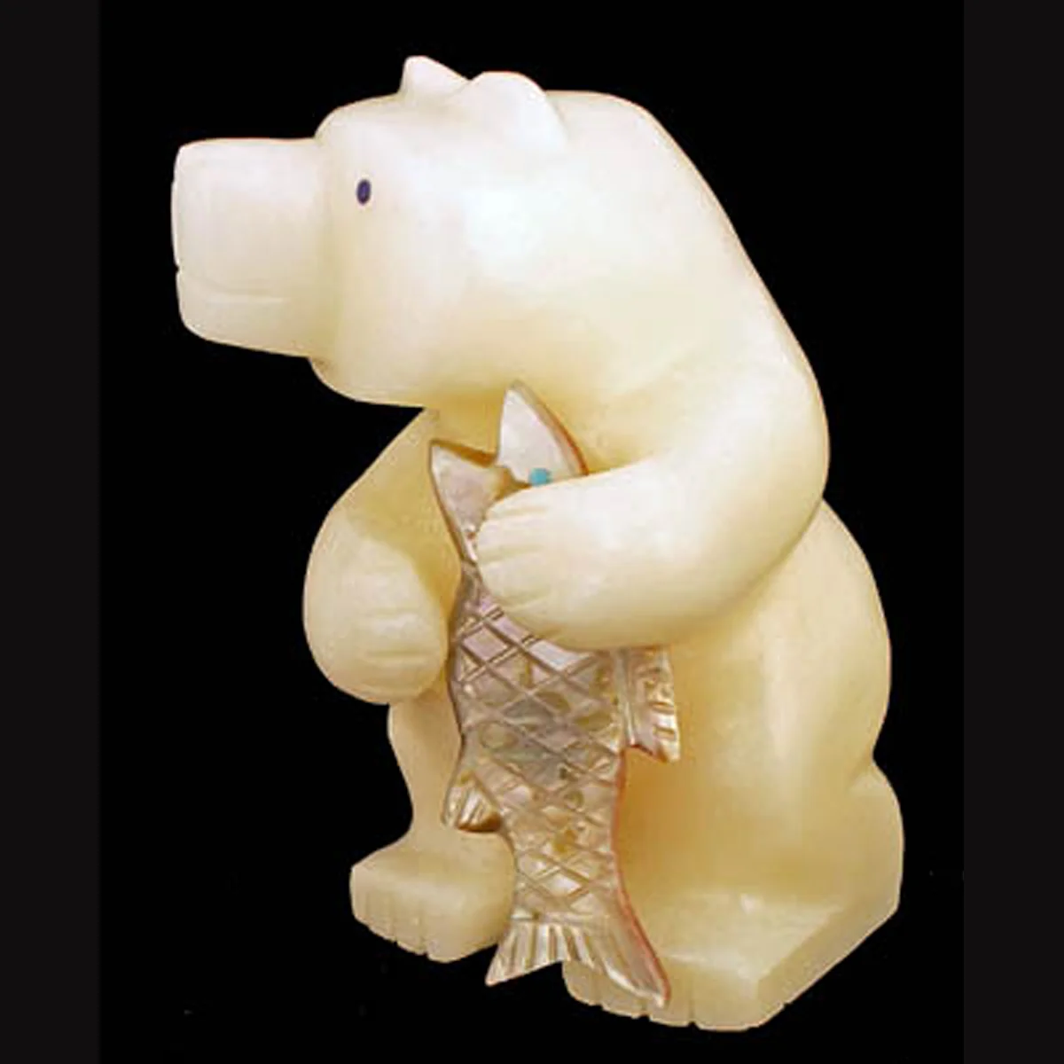 A veritable festival of bear fetish carvings — Find Zuni fetishes ...