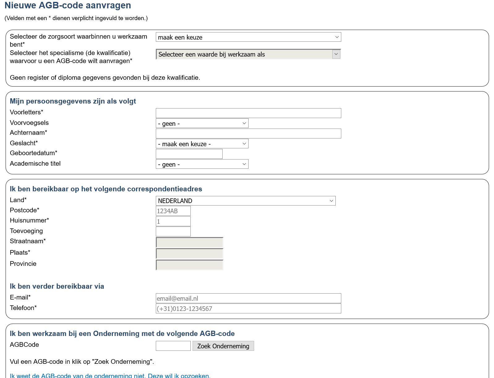 8. AGB-code — De Startende Tandarts