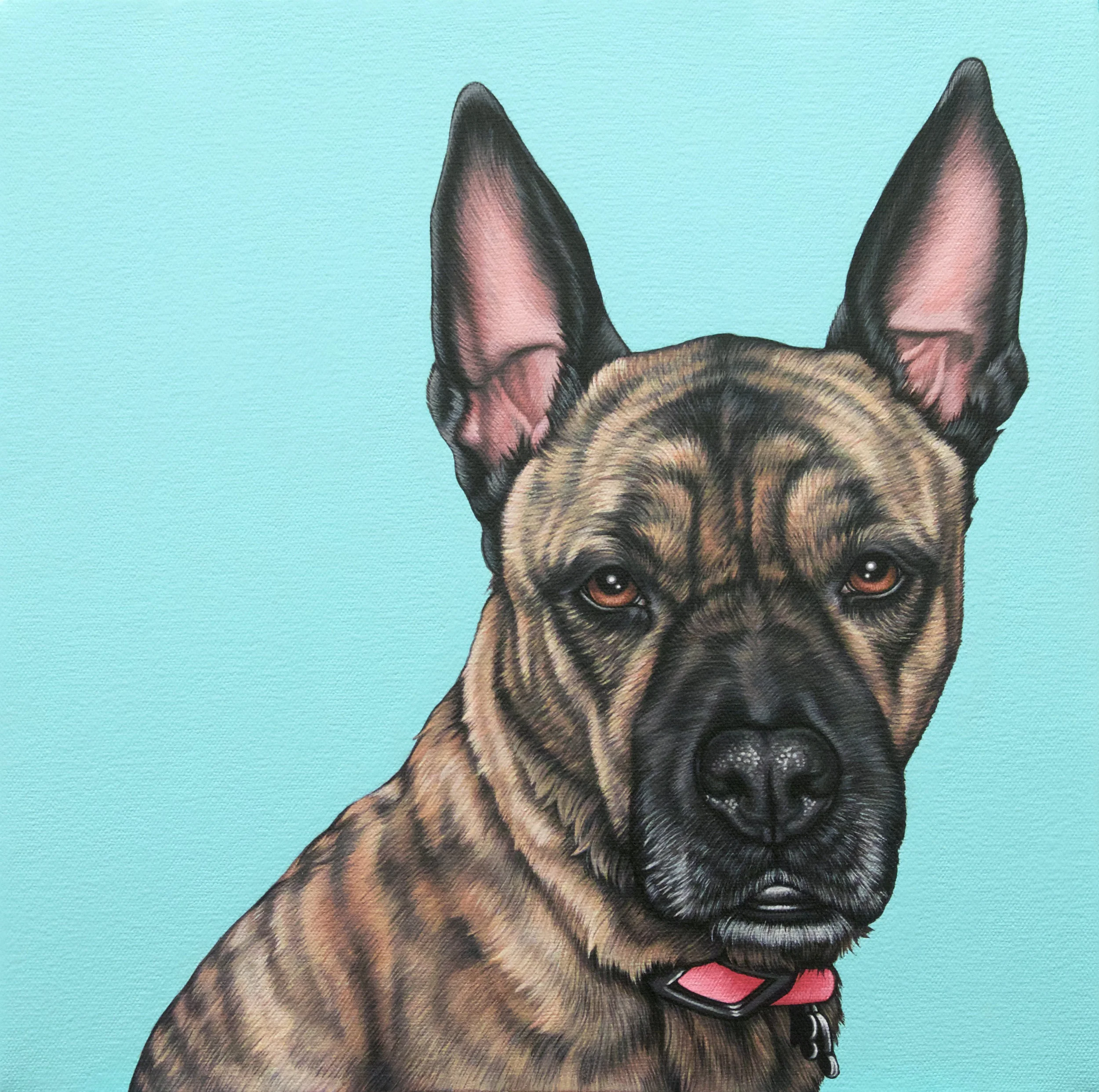 Hand-Painted Pet Portraits — Pop Zoo: Contemporary Pet Portraits