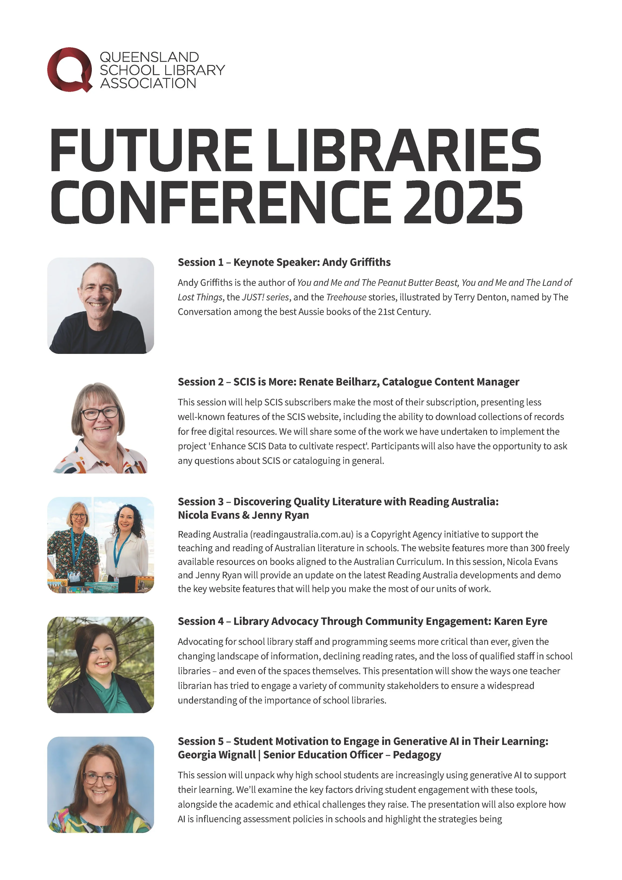 QSLA Future Libraries Conference — Queensland School Library Association