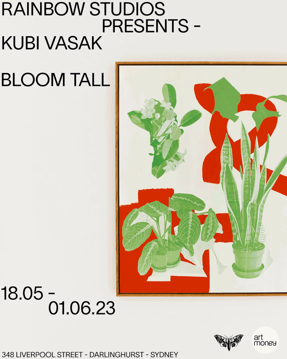 Sydney Collage Society — 'Bloom Tall' by Sydney Artist Kubi Vasak