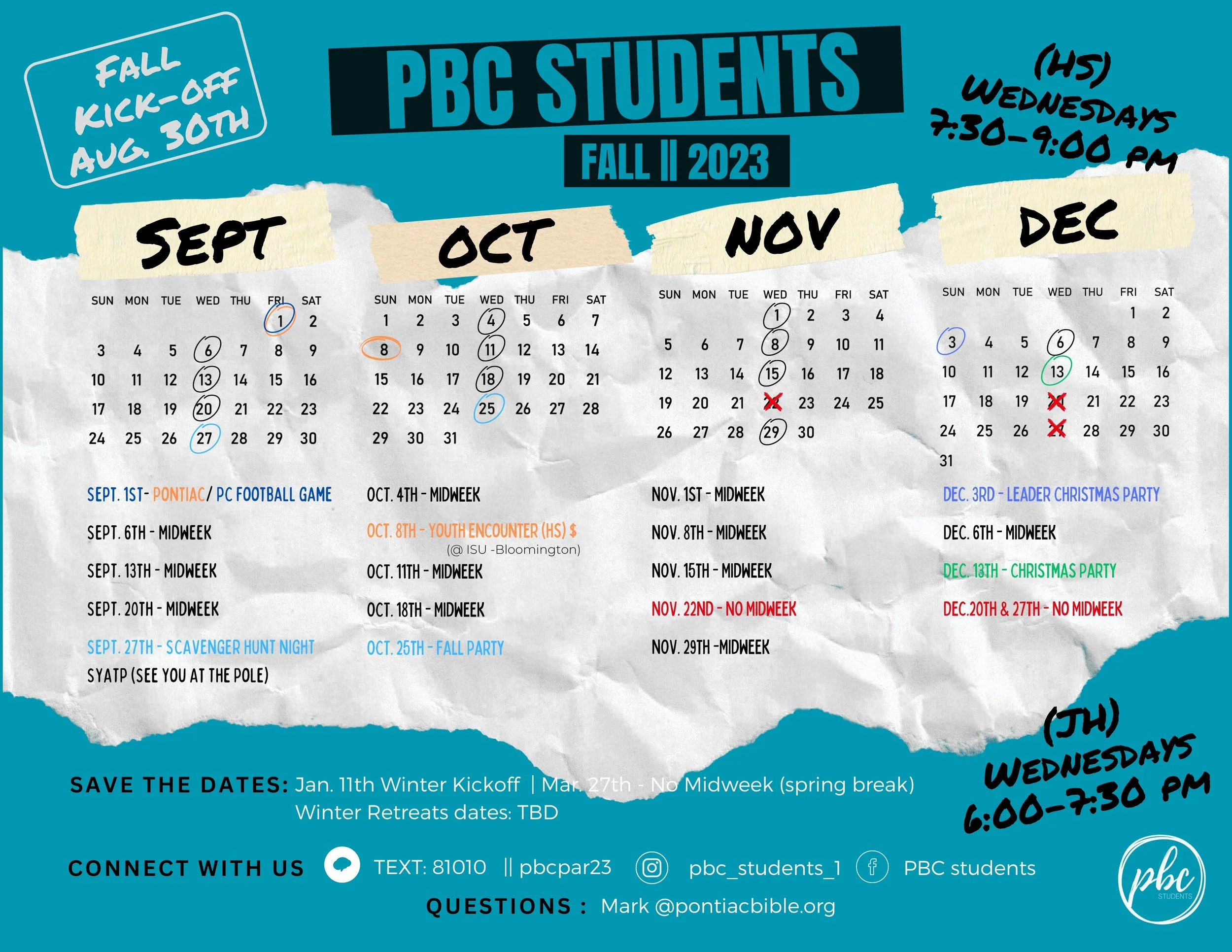 PBC Students — PBC | Pontiac Bible Church