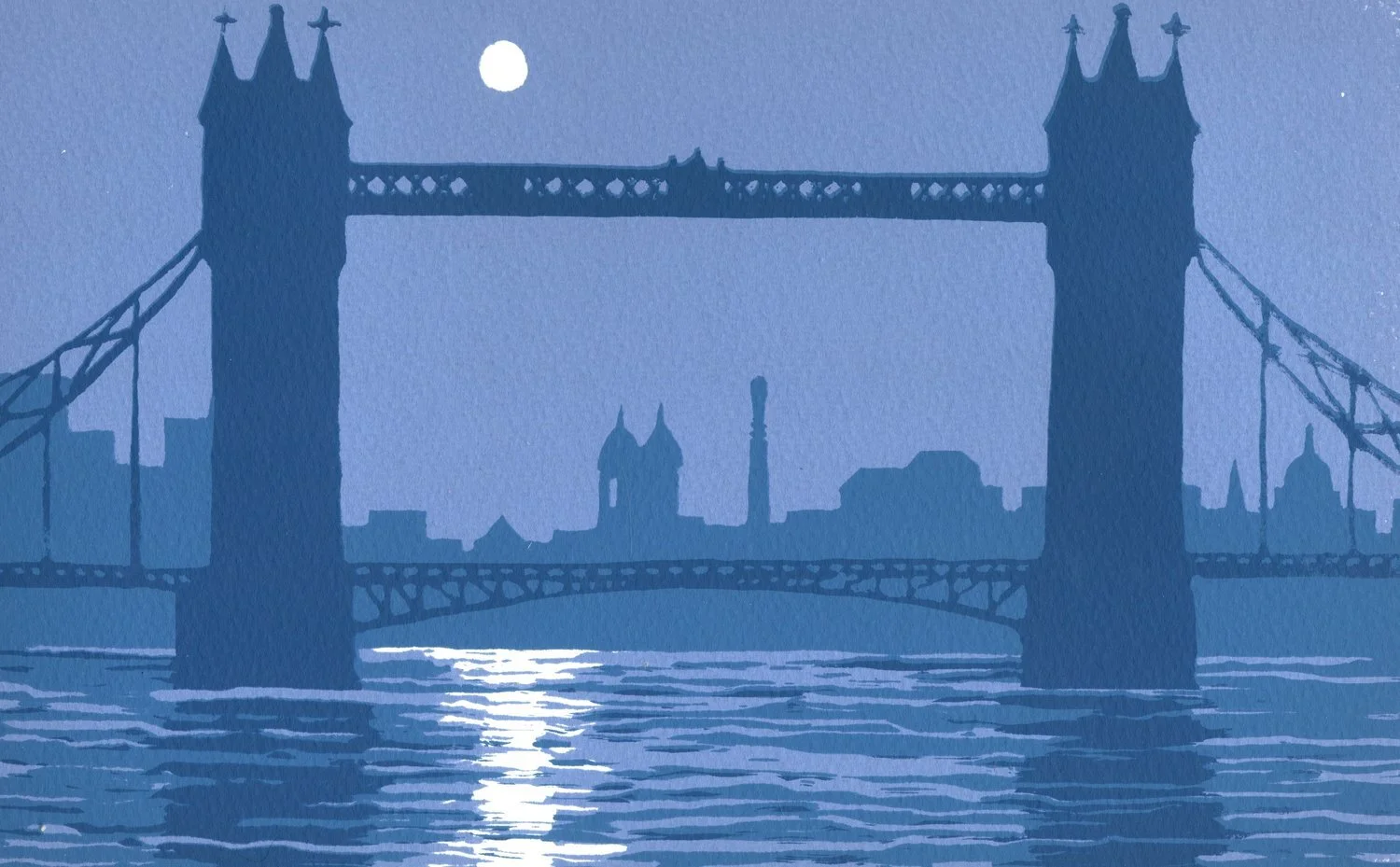 London Bridge Painting