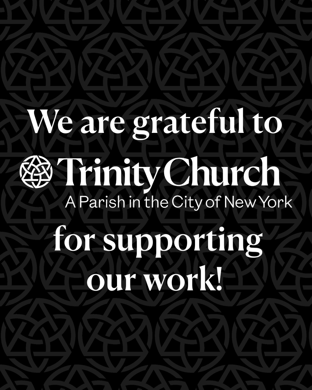 Community of Hope International Receives Grant from Trinity Church ...