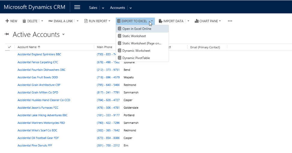 How does Office 365 integrate with Dynamics CRM?
