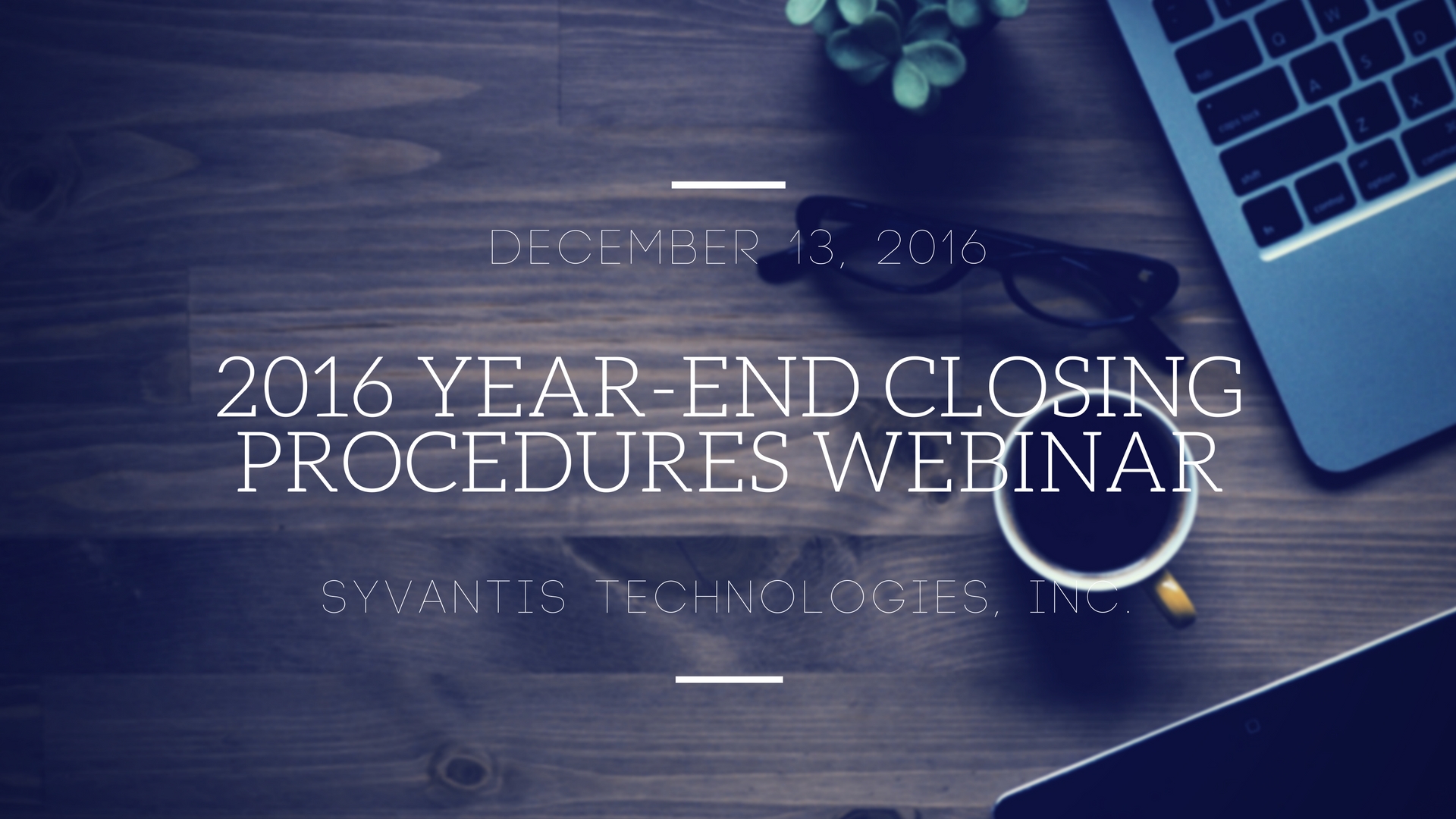 2016 Year-End Closing Procedures for Dynamics GP