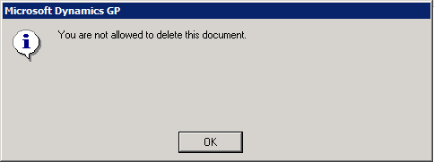 Dynamics GP Tip: Getting out of a window that won't let you close