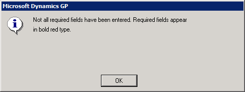 Dynamics GP Tip: Getting out of a window that won't let you close