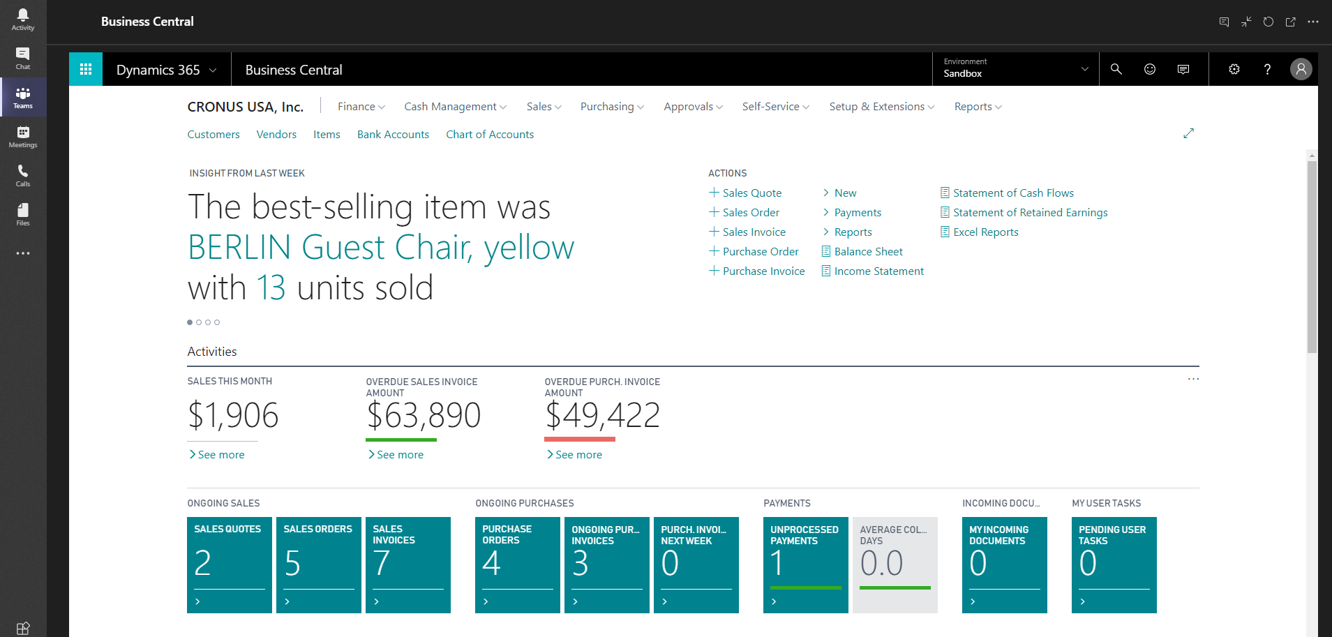 Customization in Dynamics 365 Business Central