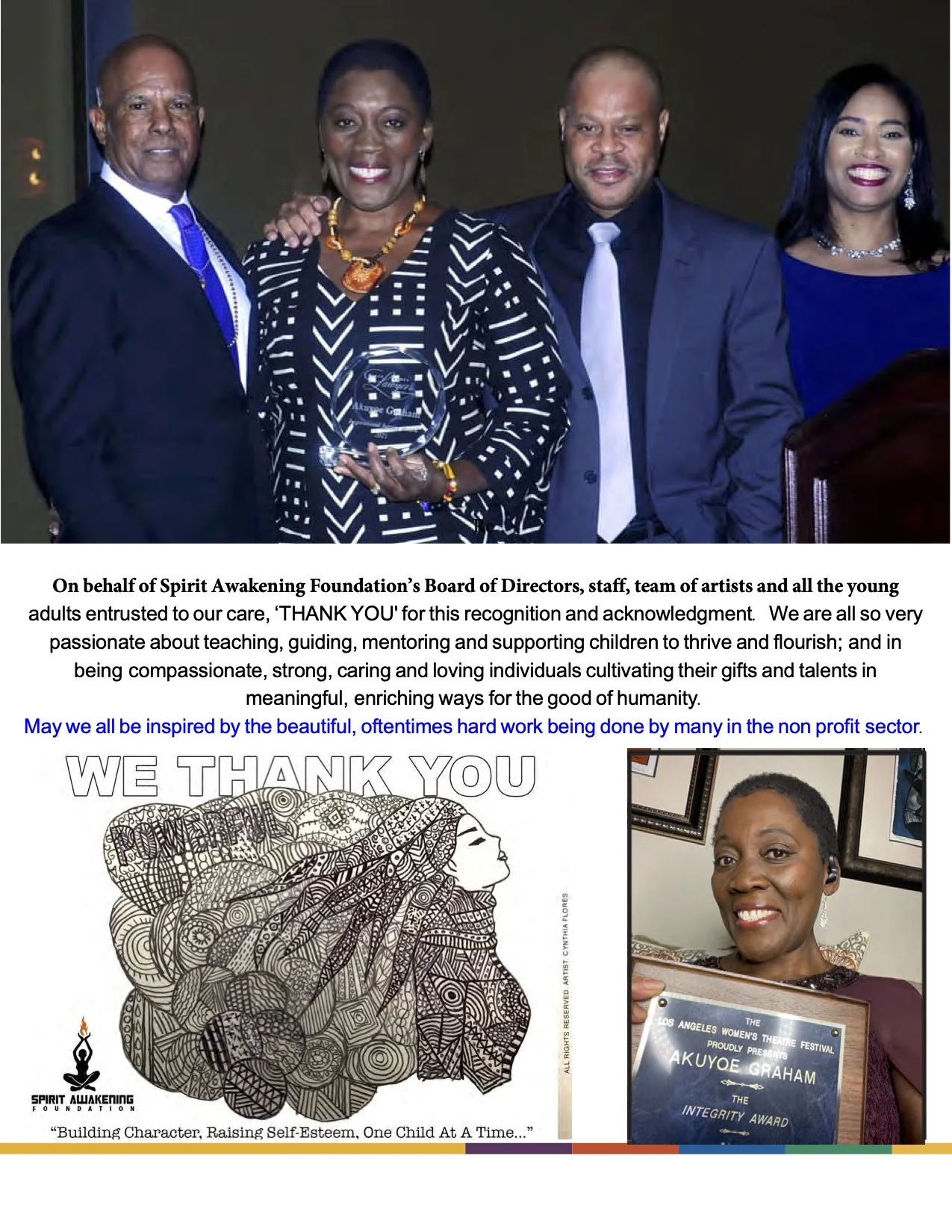 Annual Report — Spirit Awakening Foundation