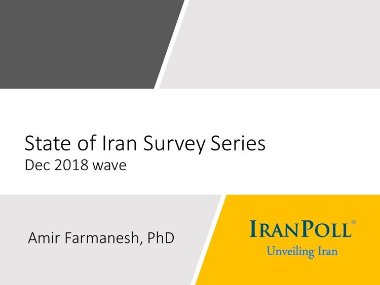 State of Iran Survey Series (Dec 2018 wave) — IranPoll — Polling in Iran