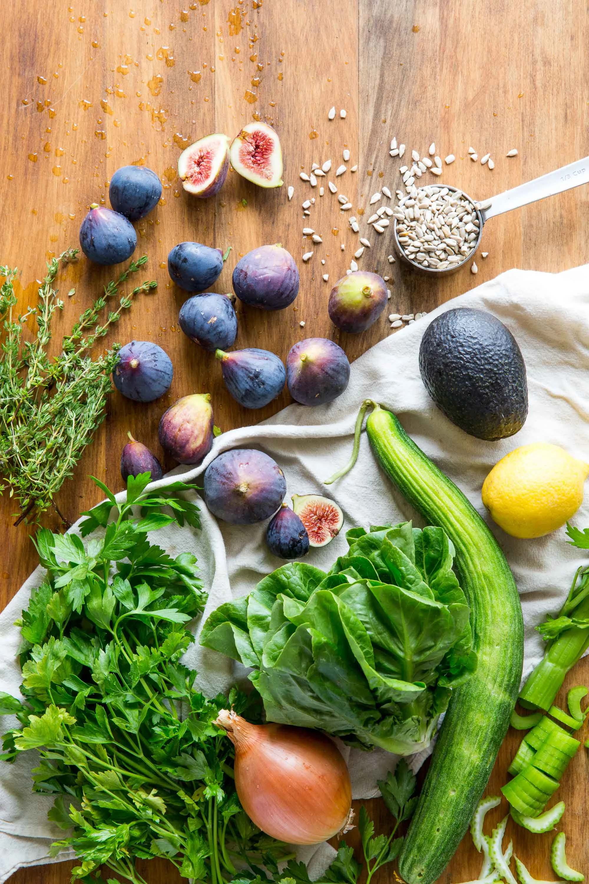 Turkey Burger & Fig Salad >> The Gantzery